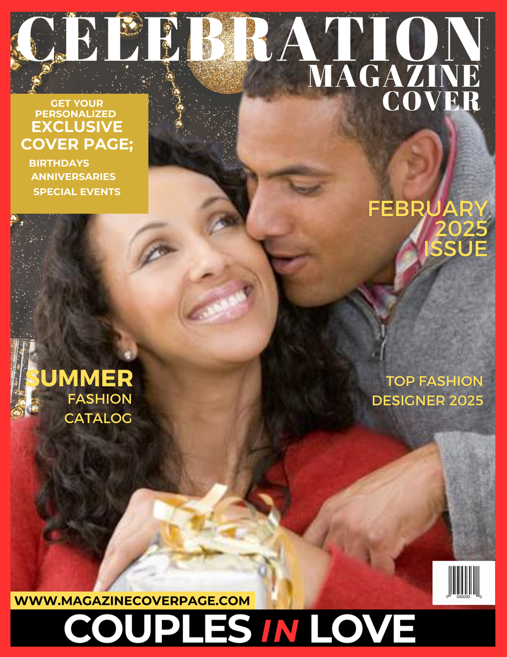 Customized: Magazine cover page | Celebration – Gifts For Every Moment